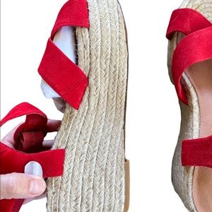 Halogen | Shoes | Halogen Brand New Nordstrom Red Wedge 75 | Poshmark